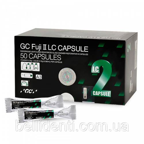 FUJI II LC Capsules, реставрационный стеклоиономер светового ...