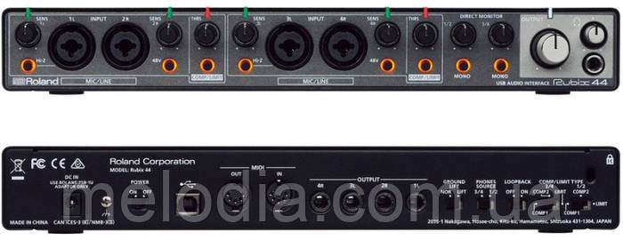 Купить Звуковая карта Roland Rubix 44 USB, цена 14583 ₴ — Prom.ua (ID ...
