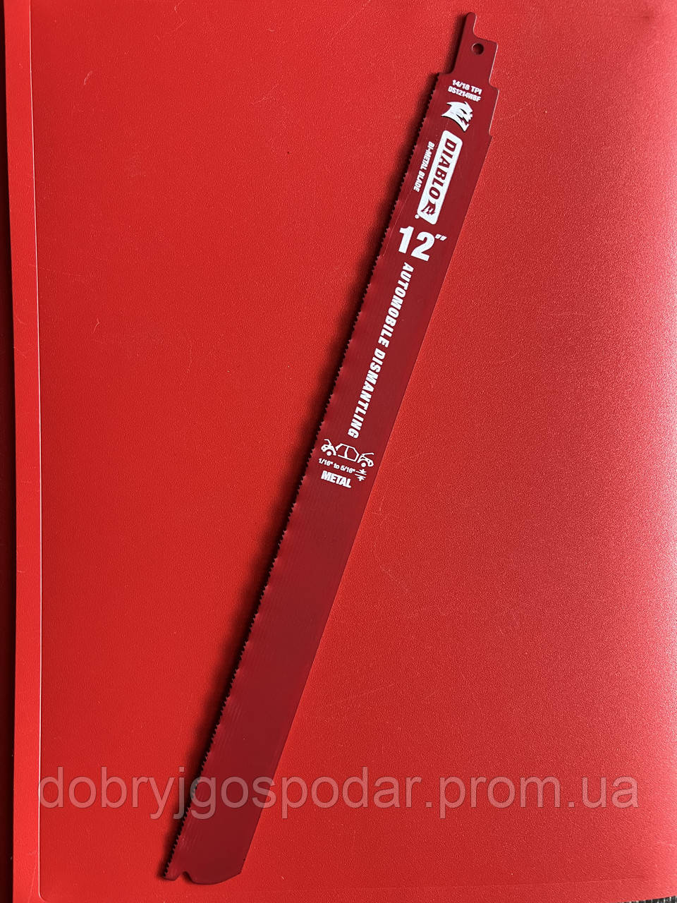 Пилка для шабельноі пили по металу ( авто-кузова) DIABLO. 300 mm. (ID ...