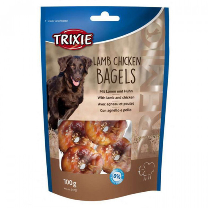 Trixie Lamb Chicken Bagels Пончики с ягненком и курицей для собак 100 г ...