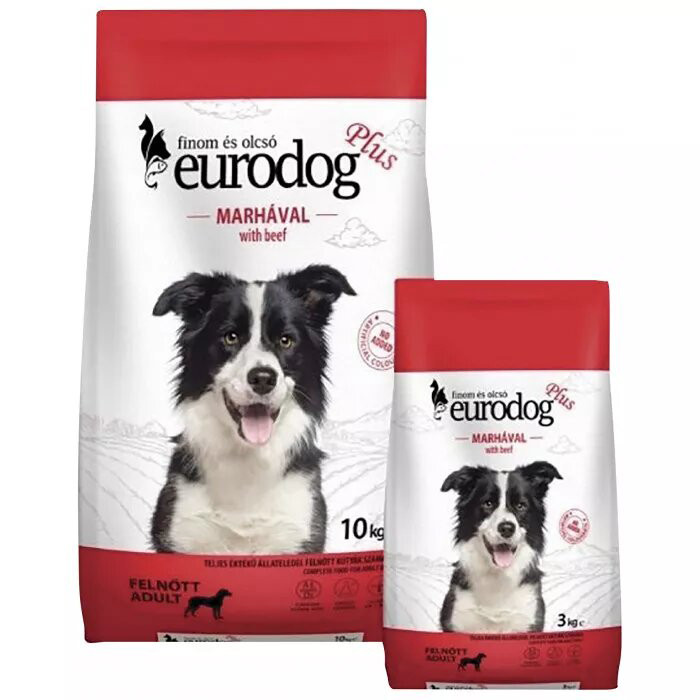 Euro Dog Beef Сухий Корм для Собак З Яловичиною 10 Кг — Купить Недорого ...