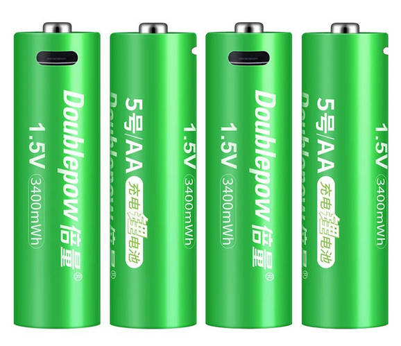 Купити Акумулятори (батарейки) АА micro USB пальчиковий 2260 мАг 1.5V ...