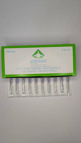 Купить Иглы для мезотерапии Mesoram 30G*13мм (10шт), цена 192 грн ...