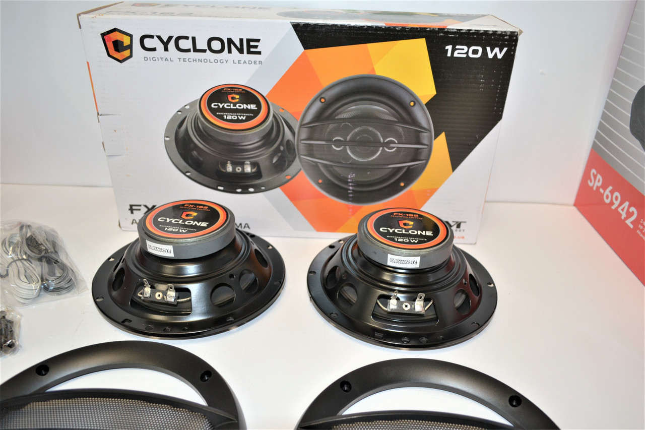 Автоакустика Cyclone FX-162 16 см 120 ват 2-х полосные динамики ...