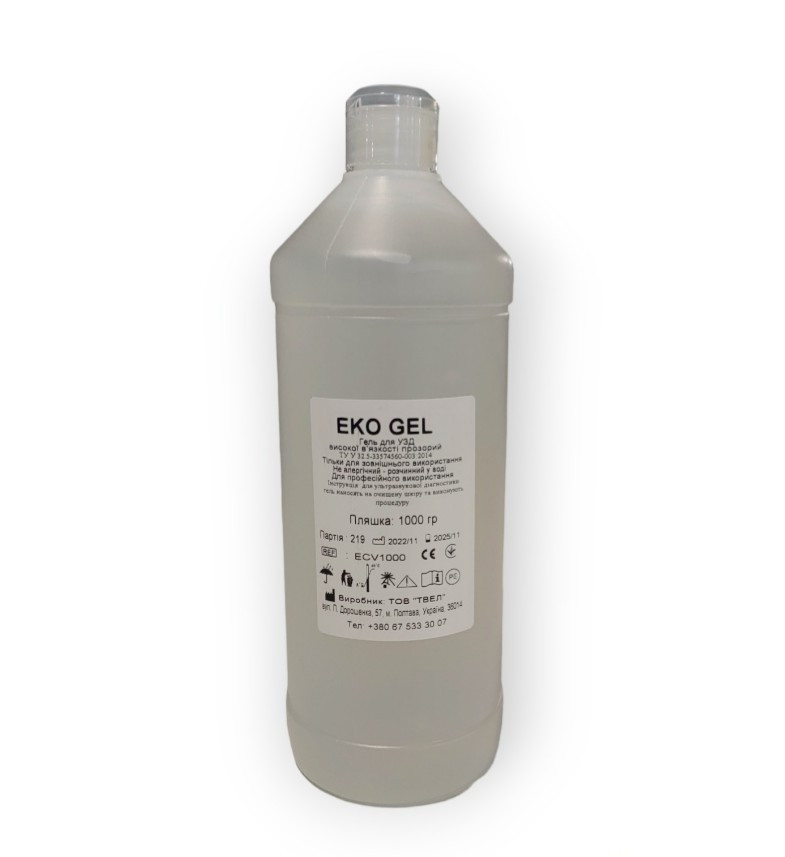 Гель для УЗИ Eko Gel 1000 г. - Прозрачный (ID#1688053500), цена: 81.20 ...