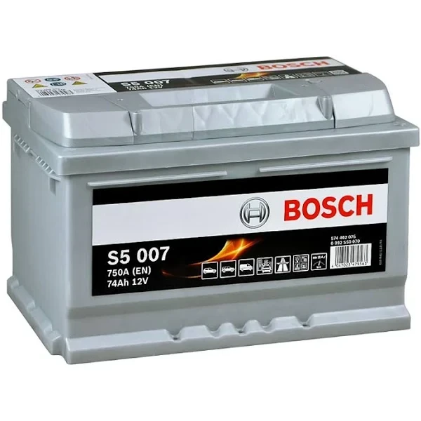 Купить Аккумулятор 74Ah-12v BOSCH (S5007) (278x175x175),R,EN750, цена ...