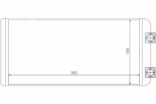 Купити AVA COOLING РАДИАТОР ПЕЧКИ, ИСПАРИТЕЛЬ НАГРЕВ 380x195x42mm VOLVO ...