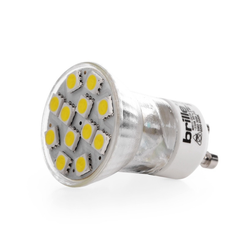 Купить Лампочка GU10 LED 2.4W 12 PCS CW MR11 SMD5050, цена 79 грн ...