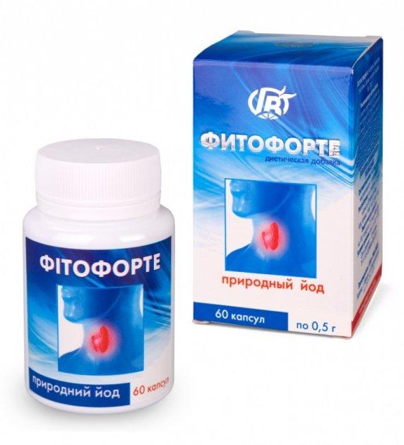 Купить Природный Йод фито-форте 60 капсул Грин-Виза, цена 192 ₴ — Prom ...
