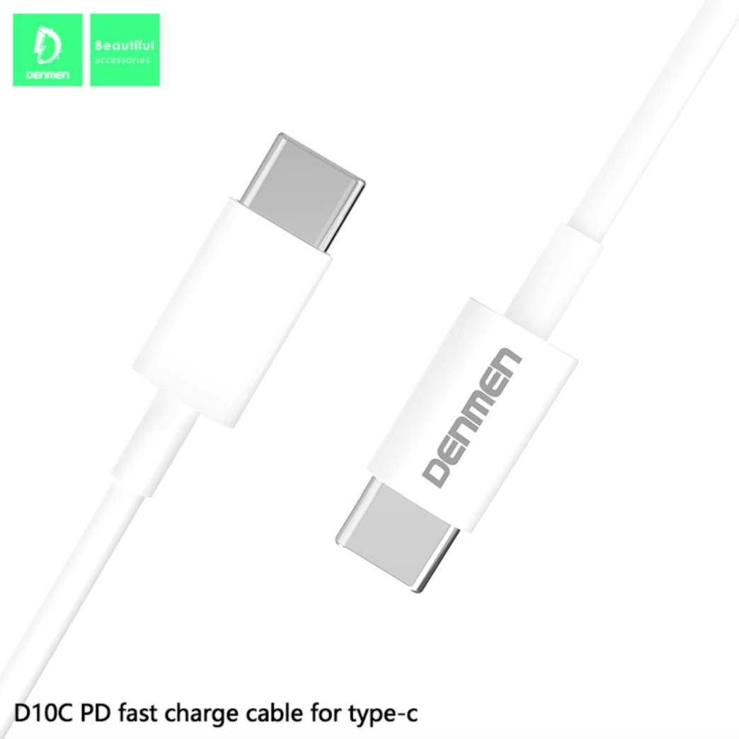 Купить Кабель Type-c - Type-c 100W Denmen D10C 1m, цена 120 ₴ — Prom.ua (ID#1811394551)