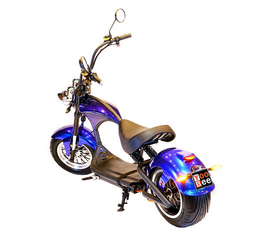 Электроскутер Чоппер Mangosteen Chopper blue 3000W 30 Аh (ID#1811359744 ...