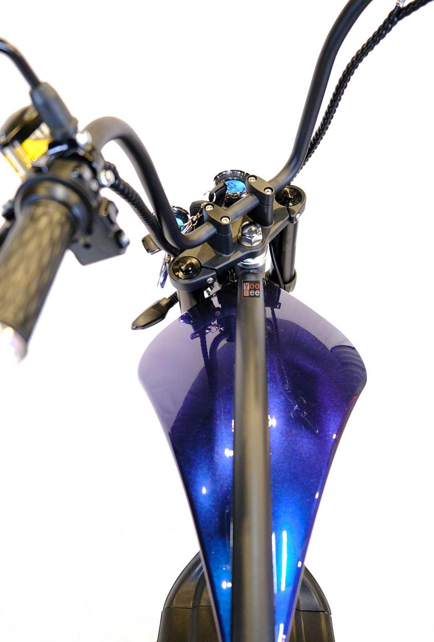 Электроскутер Чоппер Mangosteen Chopper blue 3000W 30 Аh (ID#1811359744 ...