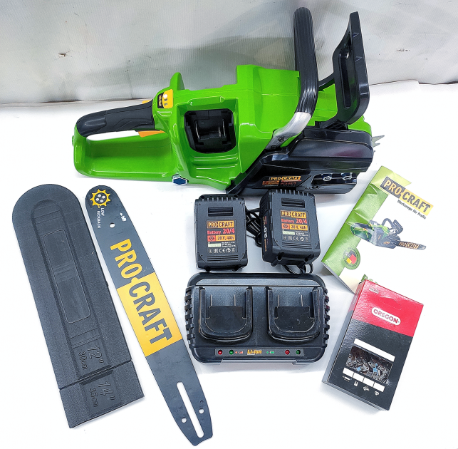 Купить Пила цепная аккумуляторная ProCraft PCA 40/2, цена 8100 ₴ — Prom.ua (ID#1769519084)