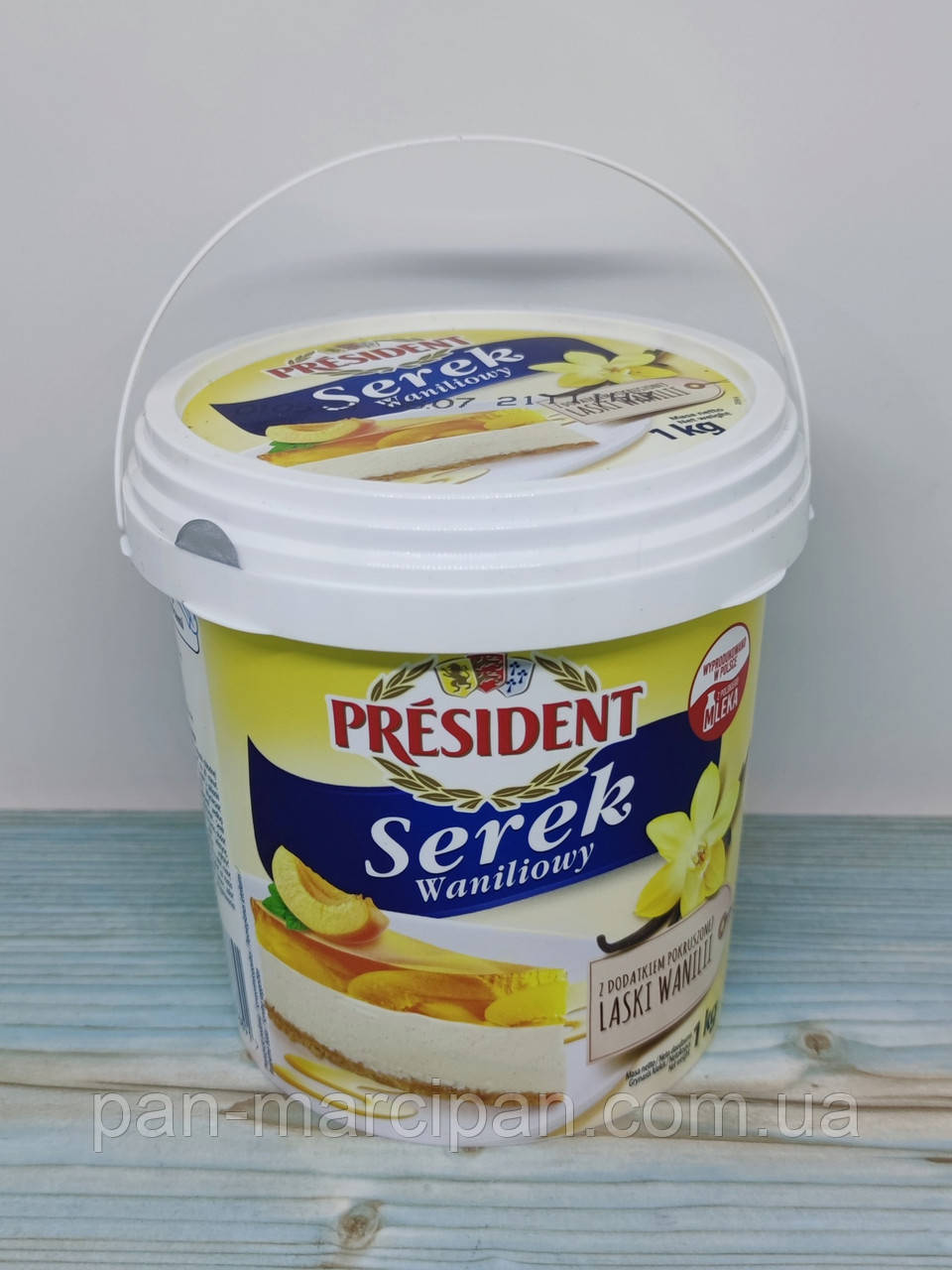 Крем сир President Serek Waniliowy 1 кг (ID#1811602319), ціна: 147 ...