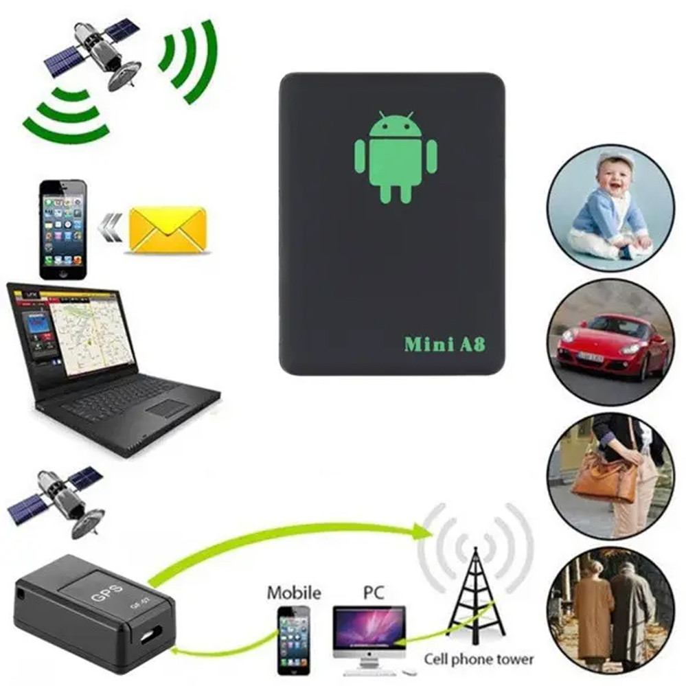 GPS трекер Mini A8 маячок від угону GPRS GPS для відстеження міні ...