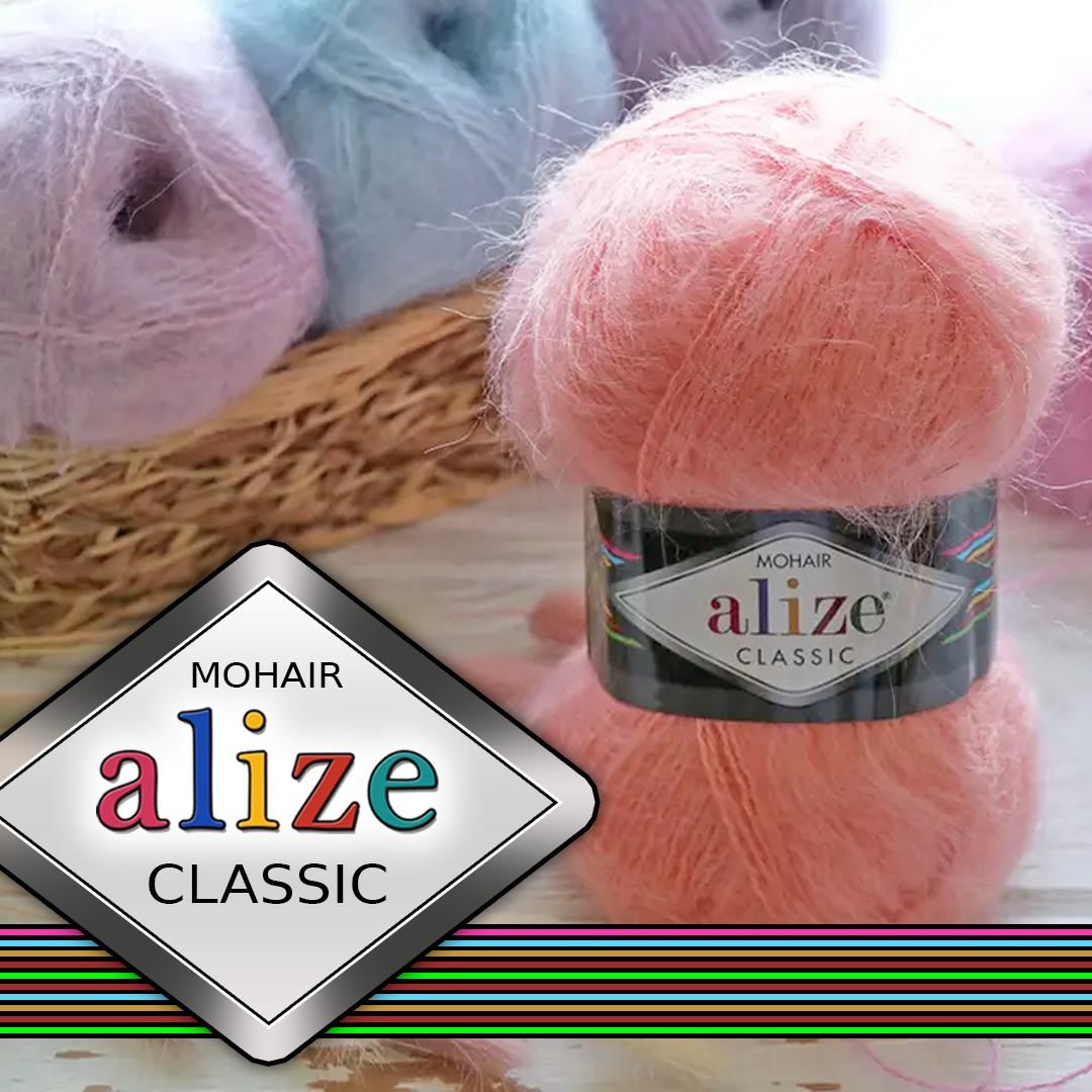 Alize Mohair Classic (Алізе Мохер Класік) ☁ Огляд об'ємної мохерової пряжі. Новини компанії ...