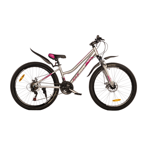 Купити CrossBike Велосипед Titan BEST MATE 26"13" Срібло-Рожевий, ціна ...