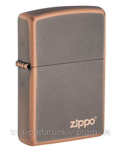 Купити Запальничка Zippo 49839ZL Rustic Bronze Zippo Logo, ціна 1862 ₴ - Prom.ua (ID# 1811879832)