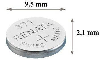 Батарейка часовая Renata 371, V371, SR920SW, SR69, 605 (ID#1811944303 ...