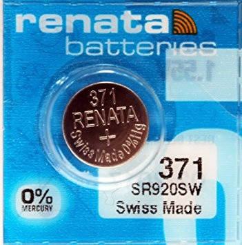 Батарейка часовая Renata 371, V371, SR920SW, SR69, 605 (ID#1811944303 ...