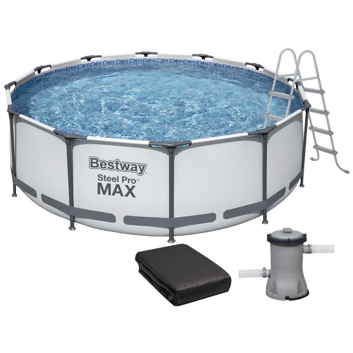 Bestway Каркасный Бассейн Bestway 56420 (366х122 См) с Картриджным ...
