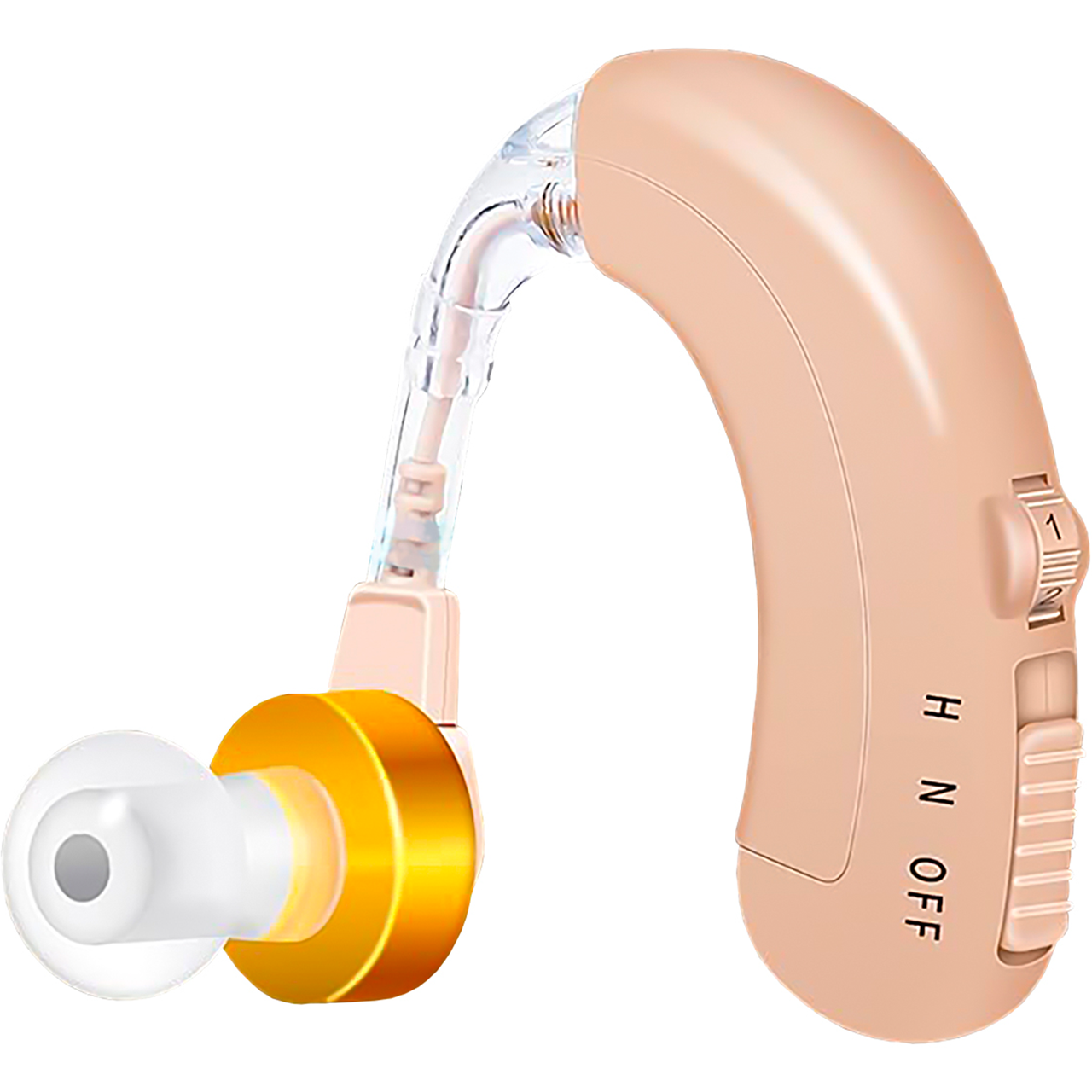 Завушний слуховий апарат Axon C 109 із вбудованим акумулятором та регулюванням гучності Id