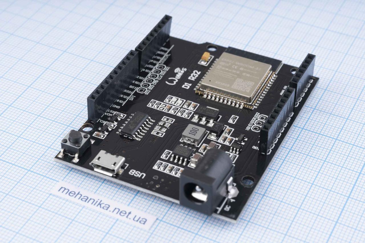 Плата ESP32 Wemos D1 під Arduino UNO R3 D1 R32 Wi-Fi/Bluetooth (ID ...