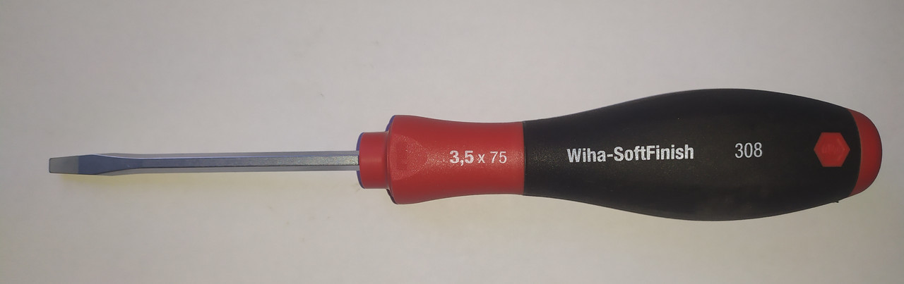Купить Отвертка плоская Wiha-SoftFinish 3.5*75 в Одессе от компании ...