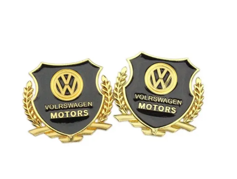 Купить Авто значок VOLKSWAGEN Motors 3D наклейка VW на авто, капот ...
