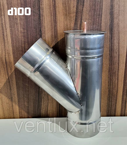 Купить Тройник 45° нержавейка AISI 304 d-100, цена 515 ₴ — Prom.ua (ID ...