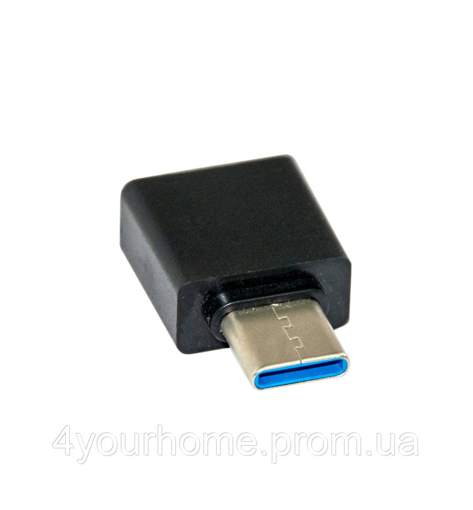 Купити Перехідник з Usb на Type з Чорний адаптер Type з Usb перехидник
