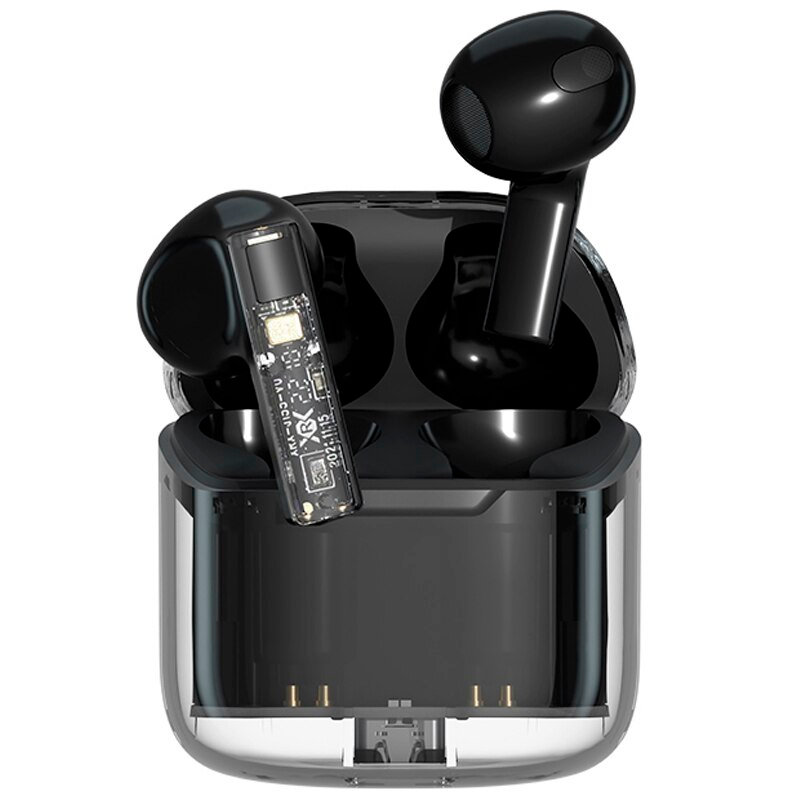 Купить Наушники DACOM TWS transparent black, цена 928 ₴ — Prom.ua (ID ...