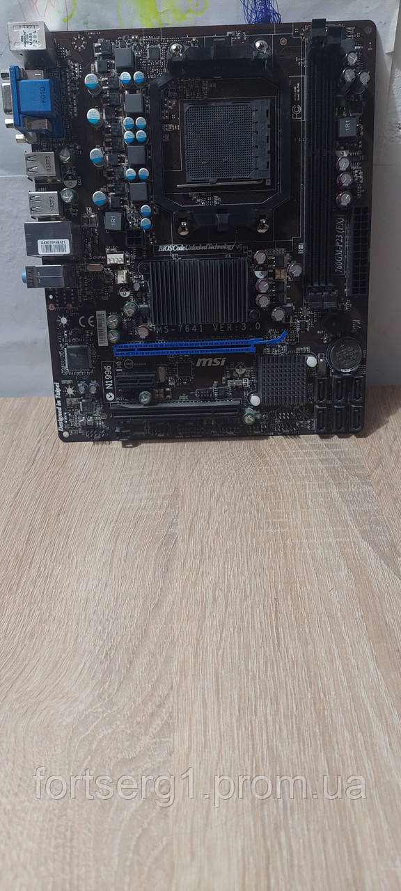 Материнская Плата MSI 760GM-P23 (FX) Socket AM3+ MicroATX 2 X DDR3 ...