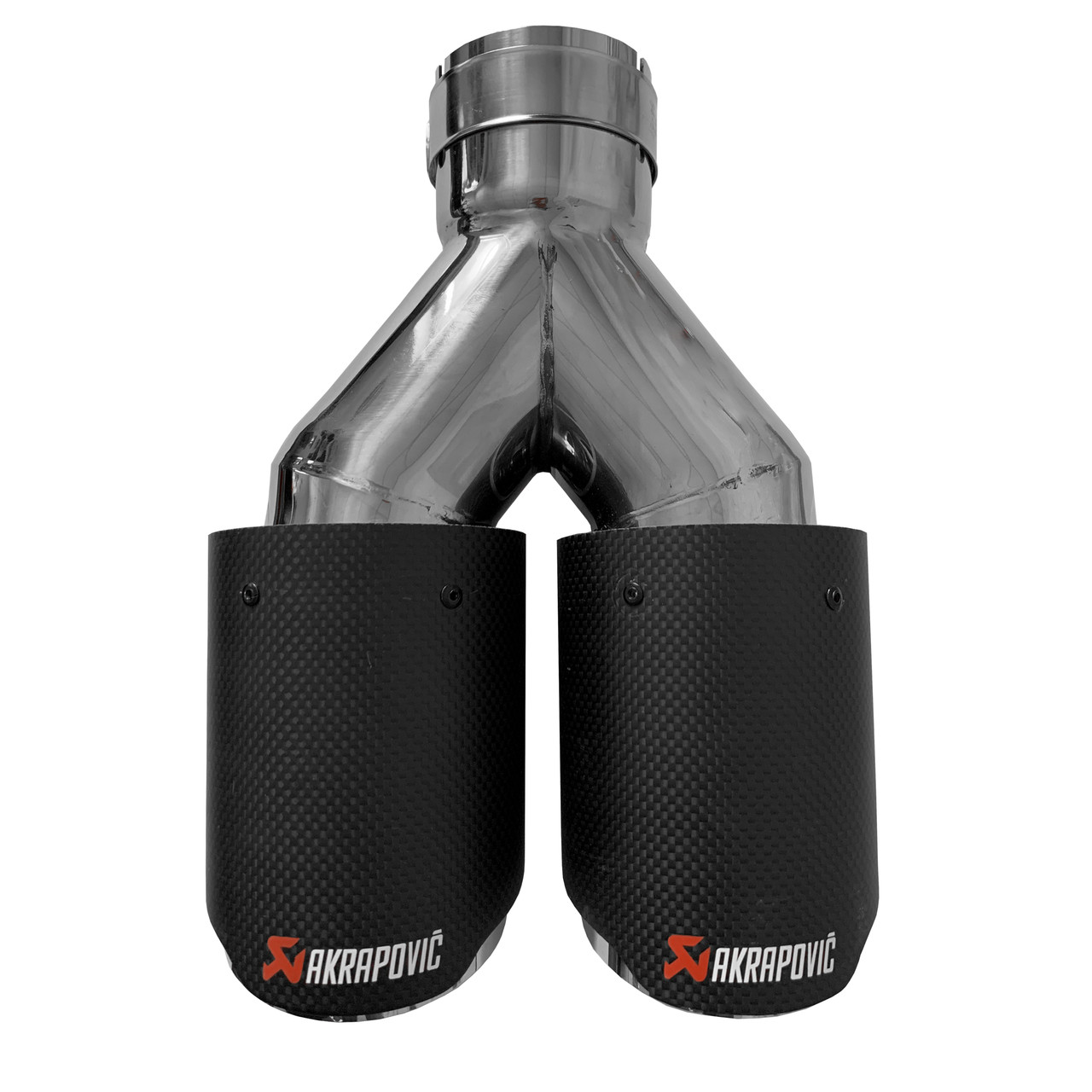 Купить Насадки акрапович Akrapovic матовые Двойные 64-67мм 89мм два ...