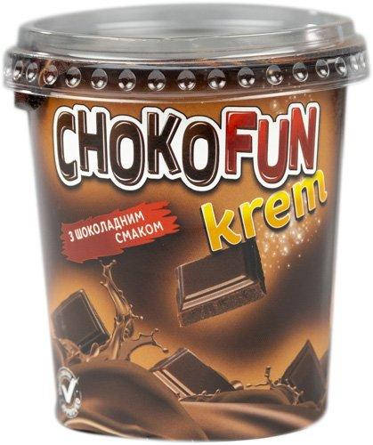 Паста Chocofun з шоколадним смаком склянка 400 г (ID#1812425990), цена ...