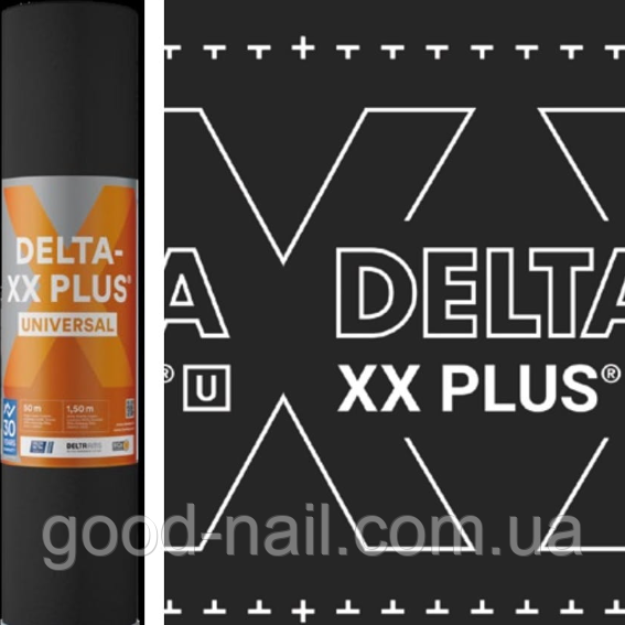 Покрівельна мембрана Dorken DELTA - XX PLUS Universal 150г/м2 50х1.5м ...
