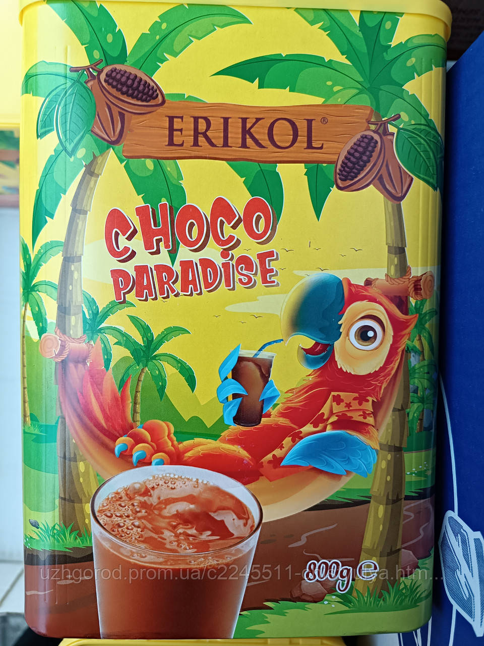 Купити Какао-erikol choco paradise 800 г дитячий напій, ціна 195 ₴ - Prom.ua (ID# 1812499699)