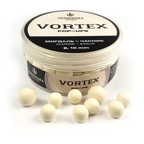 Поп-апи Vortex 8-10мм мигдаль-часник ТМ Українська рибалка (ID ...