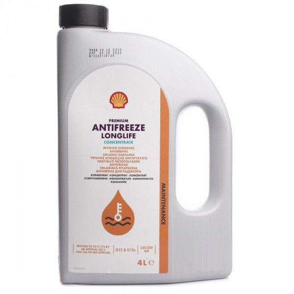 Купити Антифриз-концентрат Shell G12 -80°C червоний, 4л (PBT75B), ціна ...