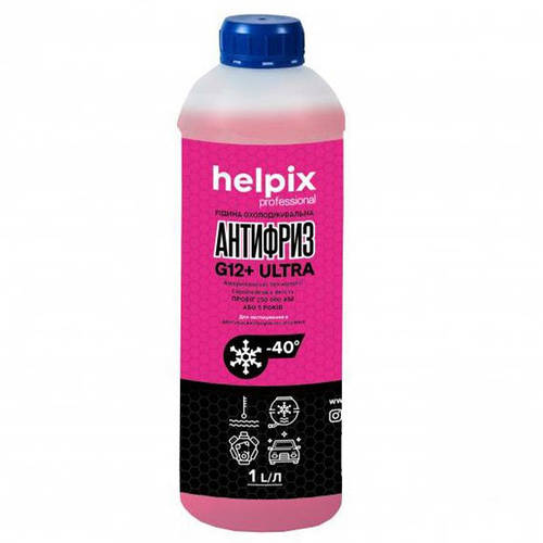 Антифриз Helpix G12+ -40°C красный, 1л (4823075806713) (ID#1812568017), цена: 141 ₴, купить на ...