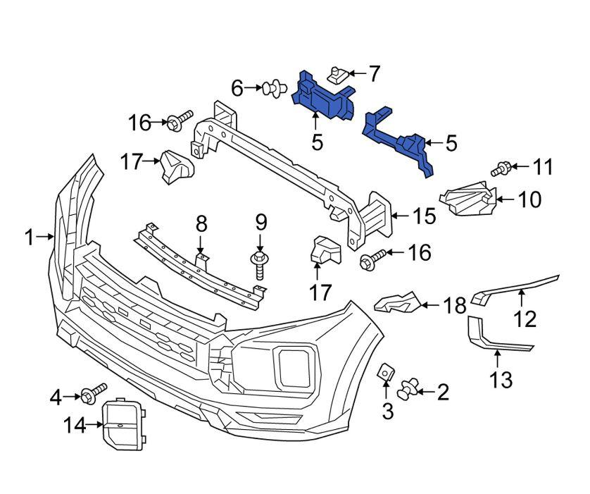 Дефлектор Панели Радиатора Правый Mitsubishi Asx 2020-2021 , 6405A300 ...
