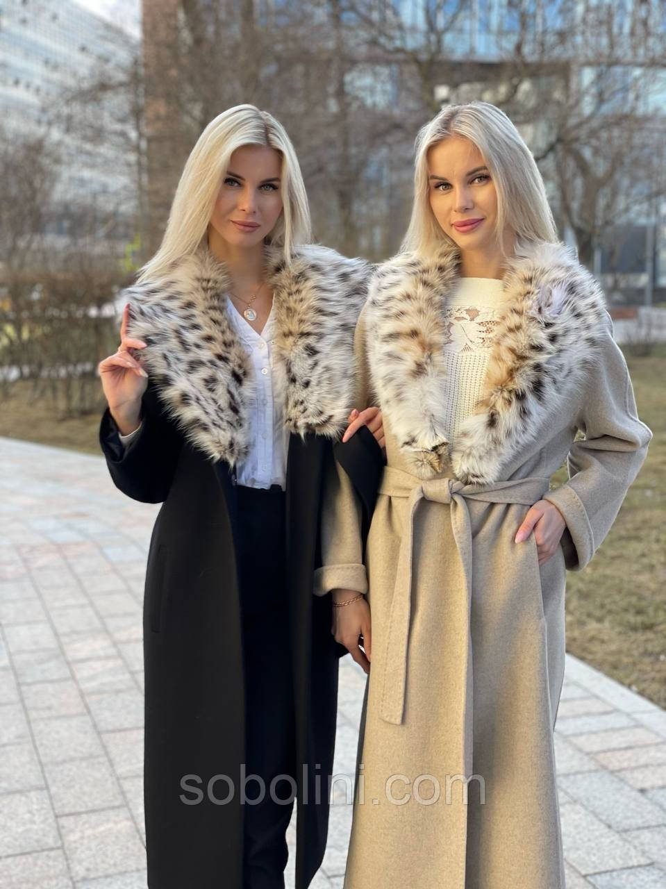 Пальто кашемірове з хутром Рись Нова колекція продаж ціна у Києві Жіночі пальта від