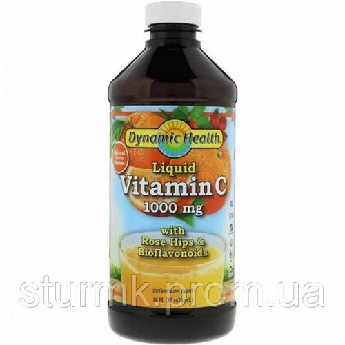 Витамин C Dynamic Health Laboratories Liquid Vitamin C 1000 Mg 473 Ml ...