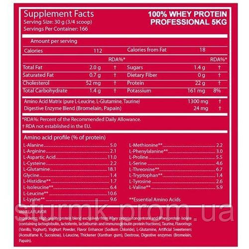 Купить Протеин Scitec Nutrition 100% Whey Protein Professional 500 g ...