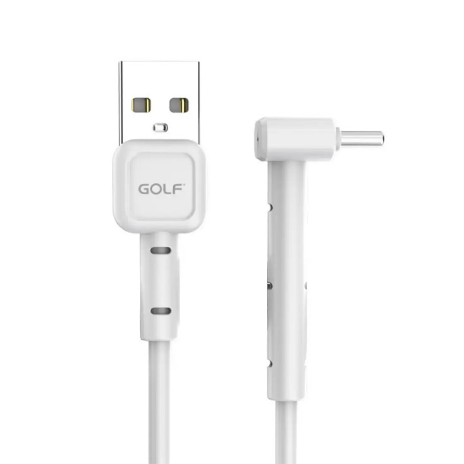 Купить Кабель Golf USB - Type C GC-69 3A 1 метр White (90748), цена 225 ...