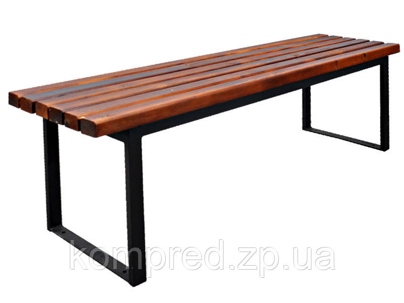 Лавка без спинки металлическая Kompred OL663/1 (ID#1813250784), цена ...
