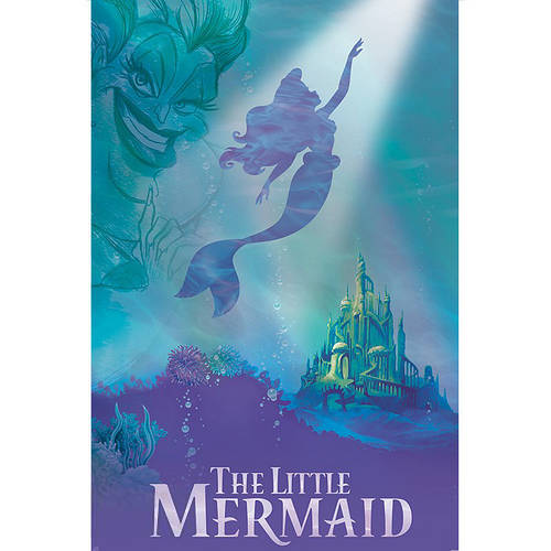 Постер DISNEY TLM - Ariel & Ursula (Русалонька) 91.5х61 см (ID ...