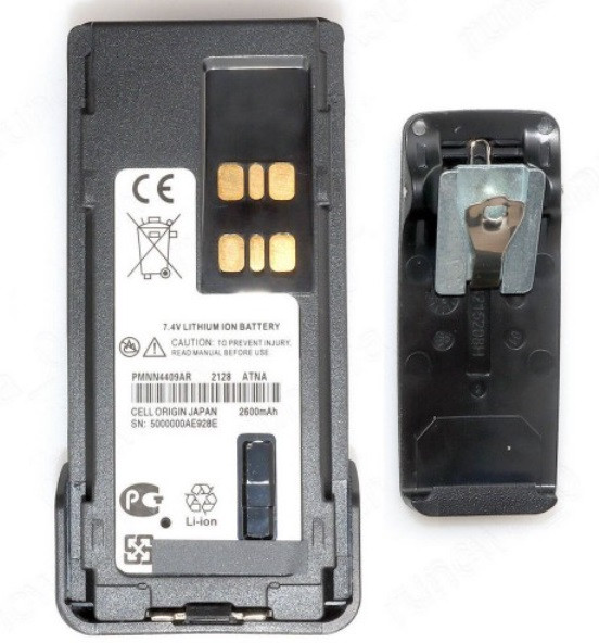Акумулятор PMNN4409BR ємність 2250 мА·год для рацій Motorola + кліпс на ...