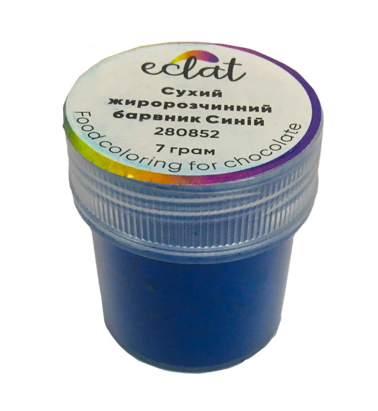 Сухой Жирорастворимый Краситель Eclat Синий 7 Гр (для Шоколада ...