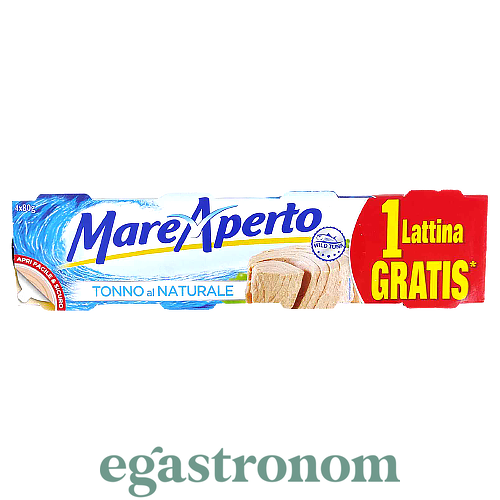 Купити Тунець Маре Аперто у власн.соці (спайка) Mare Aperto 4*80g 24пач ...